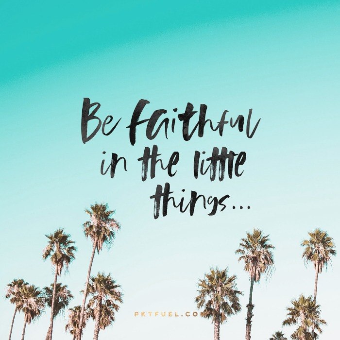 Personal Responsibility – Small Things Series – Part 3 - PktFuel.com